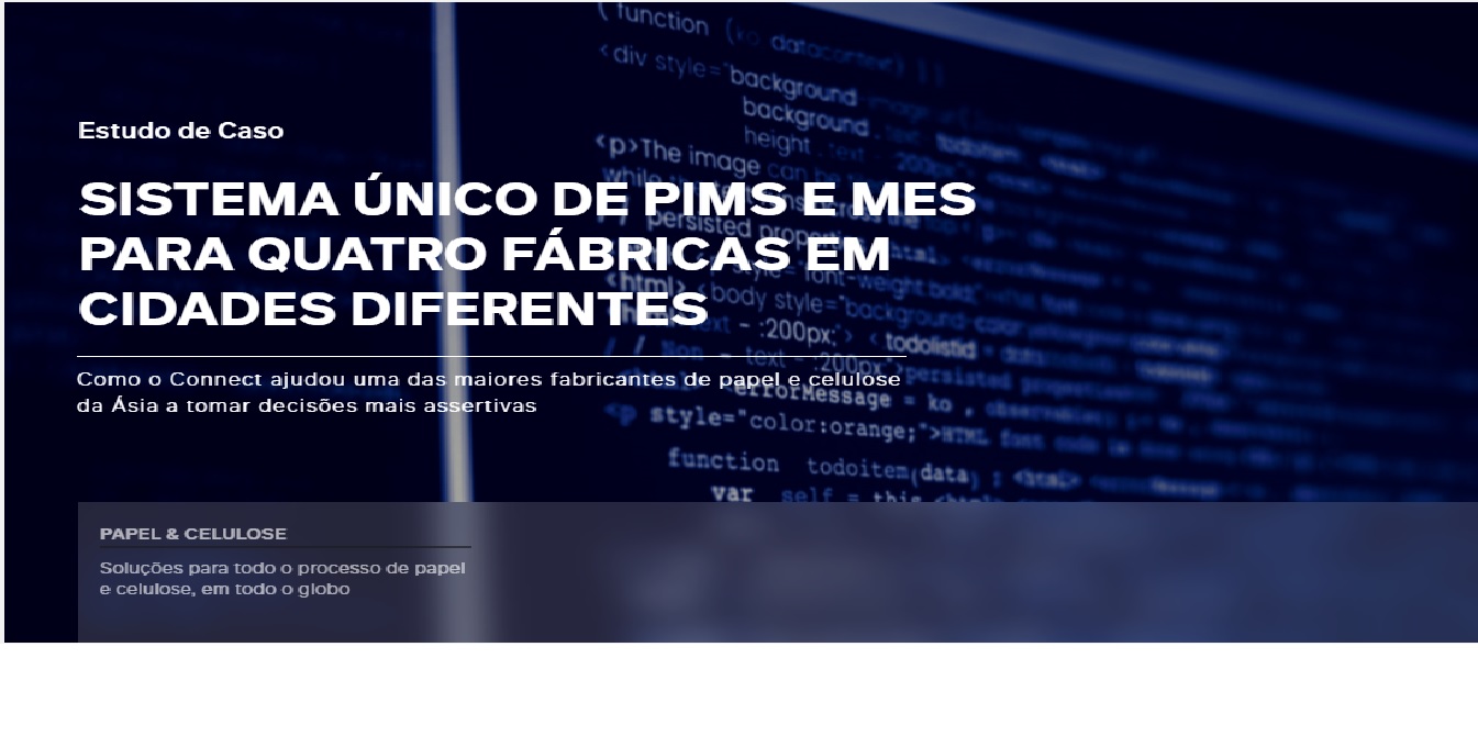 Estudo de caso: SISTEMA ÚNICO DE PIMS E MES PARA QUATRO FÁBRICAS EM ...